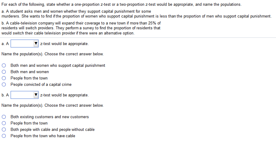 Solved For each of the following, state whether a | Chegg.com
