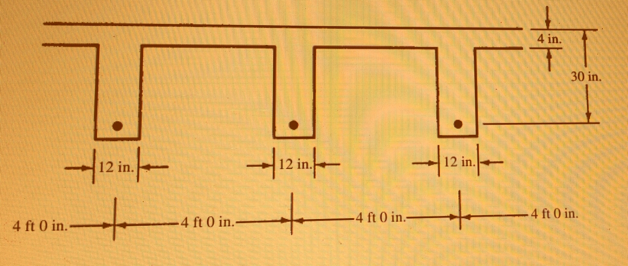 Solved Determine the amount of reinforcing steel required | Chegg.com