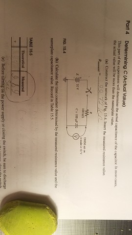 Solved Determining C (Actual value):: Construct the network | Chegg.com