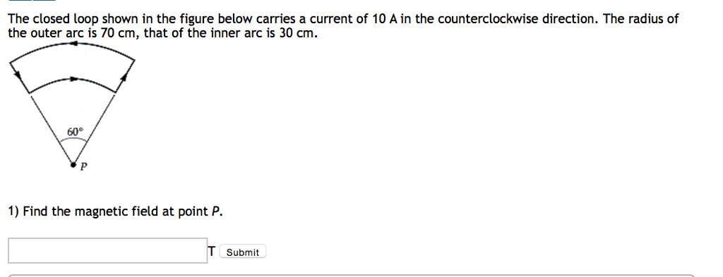 Solved The closed loop shown in the figure below carries a | Chegg.com