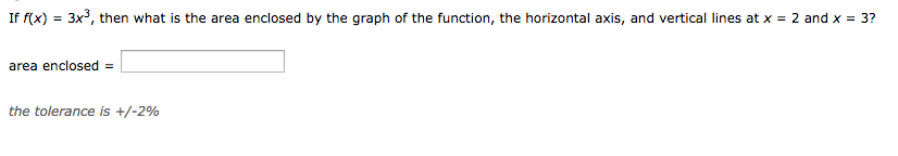 Solved If f(x) 3ex, then what is the area enclosed by the | Chegg.com