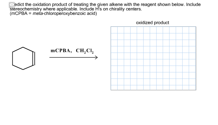 Solved educt the oxidation product of treating the given | Chegg.com