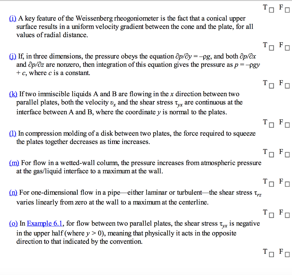 A key feature of the Weissenberg rheogoniometer is | Chegg.com