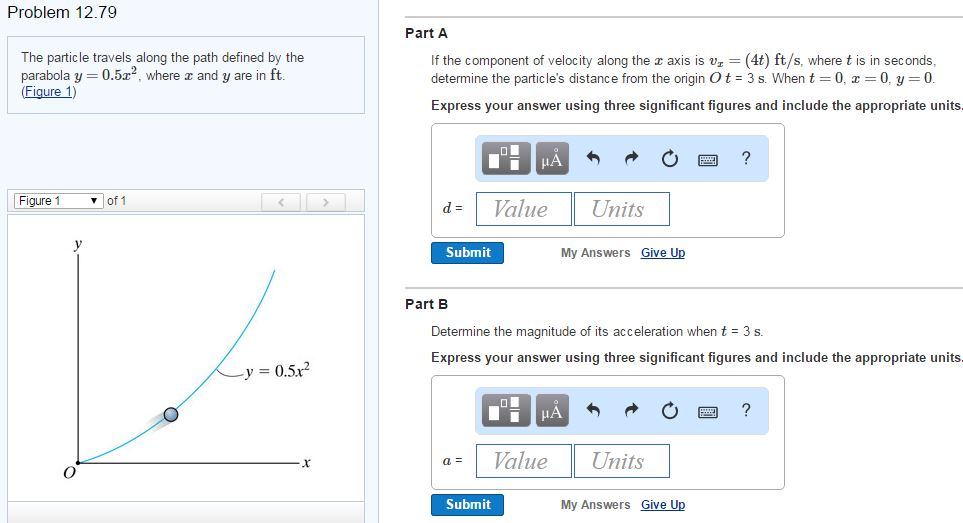 Solved The particle travels along the path defined by the | Chegg.com