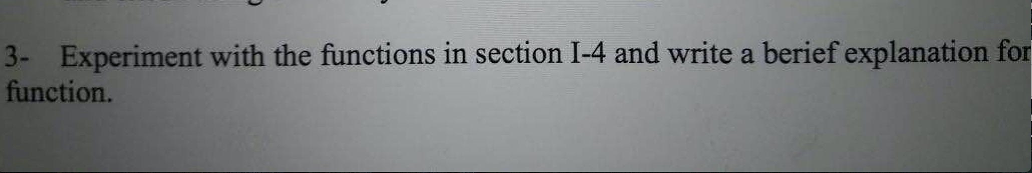 Solved I-4 Mathematical Functions. Common functions of | Chegg.com