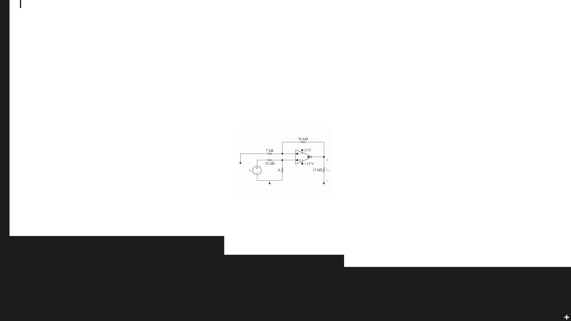 Solved op amp in the figure circuit in is ideal. Suppose R | Chegg.com