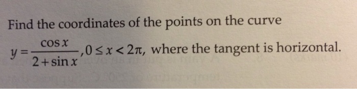 Solved Find the coordinates of the points on the curve y = | Chegg.com