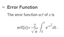 Solved The error function erf of x is erf(x)=2/squareroot | Chegg.com