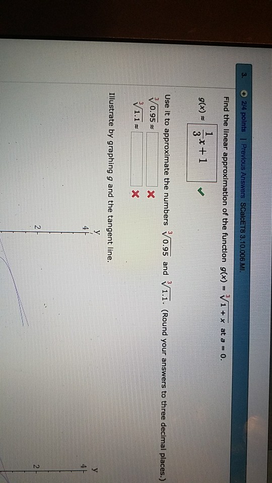Solved 2/4 polnts | Previous Answers SCalcET8 3.10.006.MI | Chegg.com Solved 2/4 polnts | Previous Answers SCalcET8 3.10.006.MI | Chegg.com