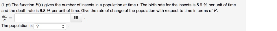 Solved Write f(t) = 5(18)' in the form f(t) = P0ekt for some | Chegg.com