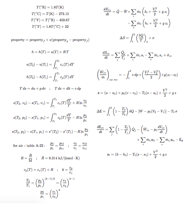Solved T(degree R) = 1.8T(K) T(degree C) = T(K) -273.15 | Chegg.com