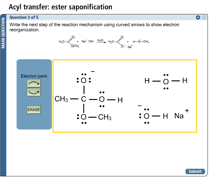 Solved Write the next step of the reaction mechanism using | Chegg.com