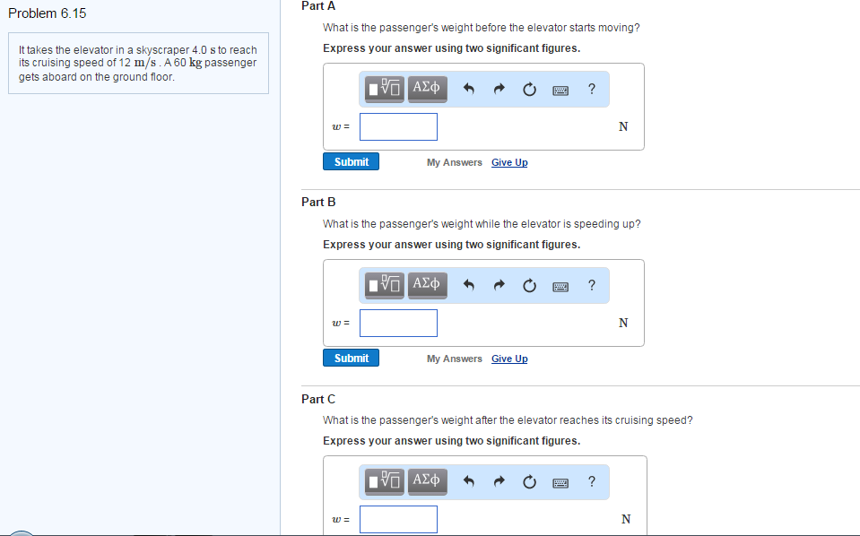 Solved What is the passenger's weight while the elevator Is | Chegg.com