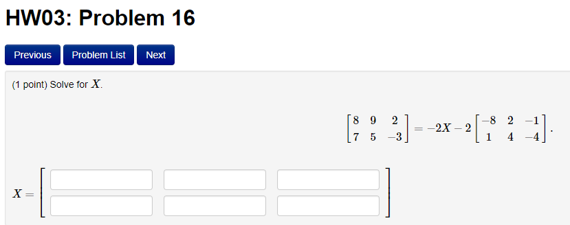 Solved HW03: Problem 16 PreviouS Problem List Next (1 point) | Chegg.com