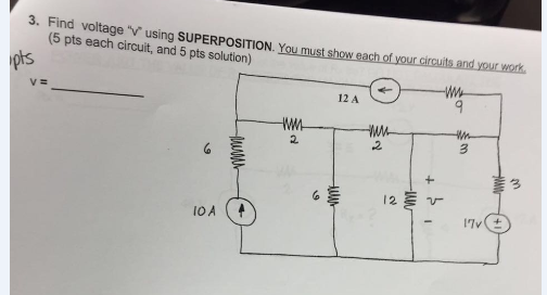 Solved please use loop/ mesh analysis to find the answer.. | Chegg.com