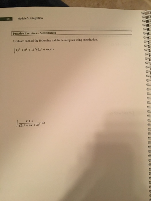 Solved Evaluate each of the following indefinite integrals | Chegg.com