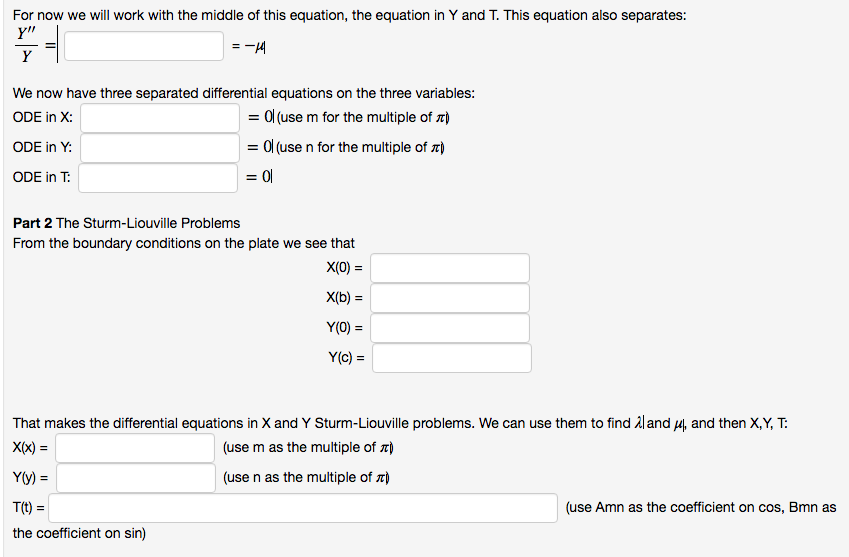 Solved (1 pt) Note: Use the prime notation for derivatives, | Chegg.com