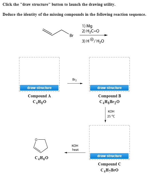 Solved Click the ''draw structure'' button to launch the | Chegg.com