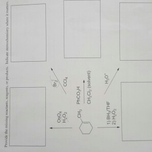 Solved provide the missing reactants, reagents, or products. | Chegg.com