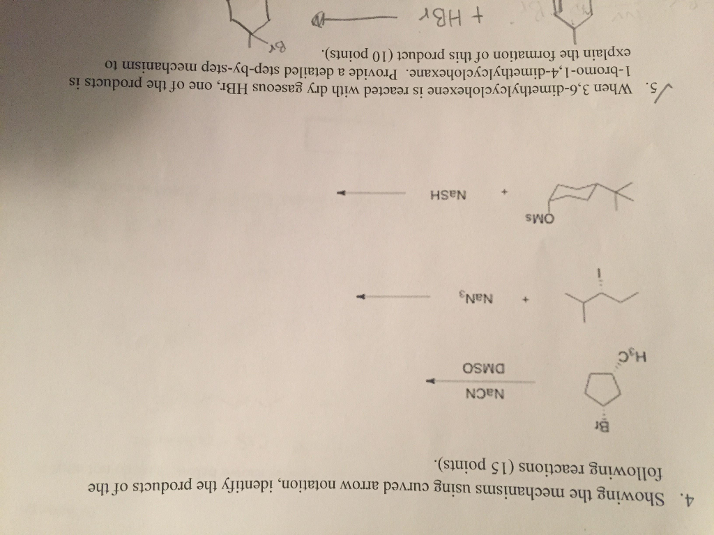 Solved Showing the mechanisms using curved arrow notation, | Chegg.com