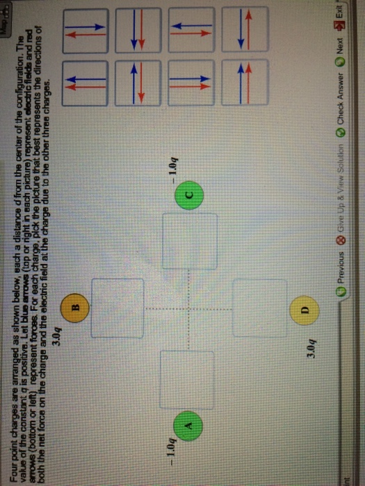 Solved Four point charges are arranged as shown below each a | Chegg.com