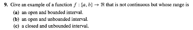 Solved 9. Give an example of a function f : [a, b] → that is | Chegg.com