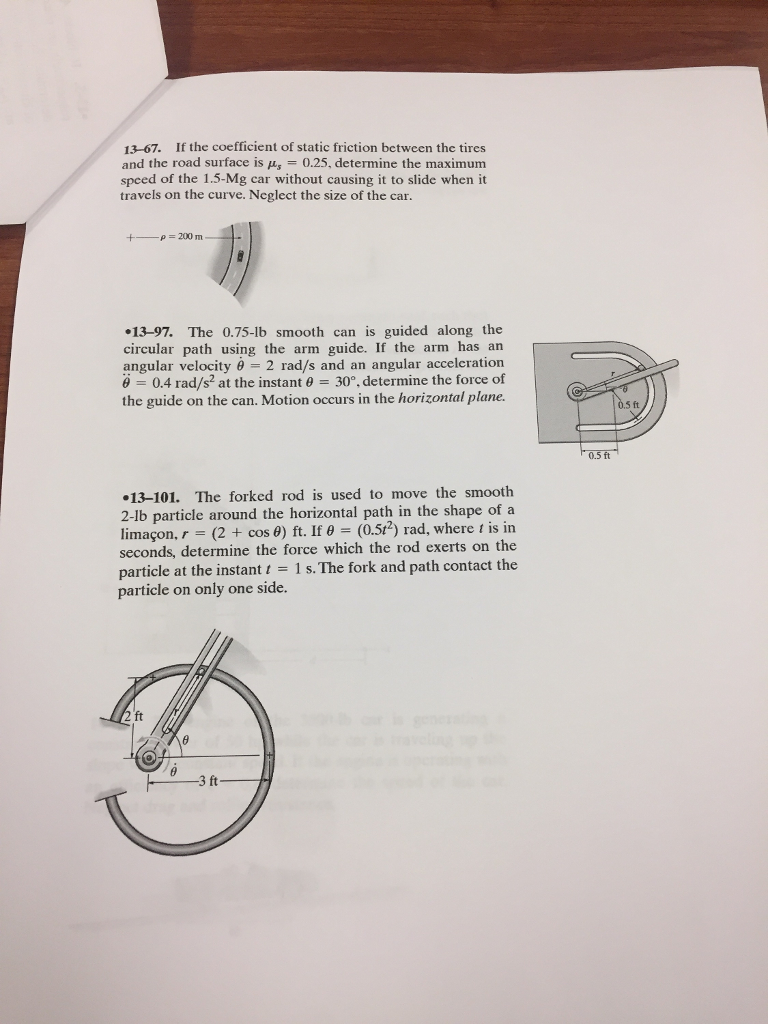 Solved If the coefficient of static friction between the | Chegg.com