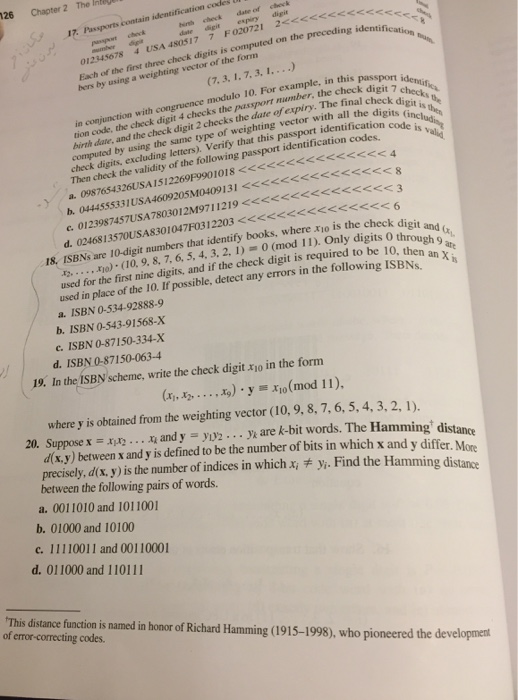 Solved in conjuction with congruence modulo 10 For example | Chegg.com