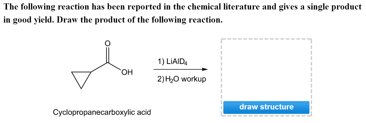 Solved The following reaction has been reported in the | Chegg.com