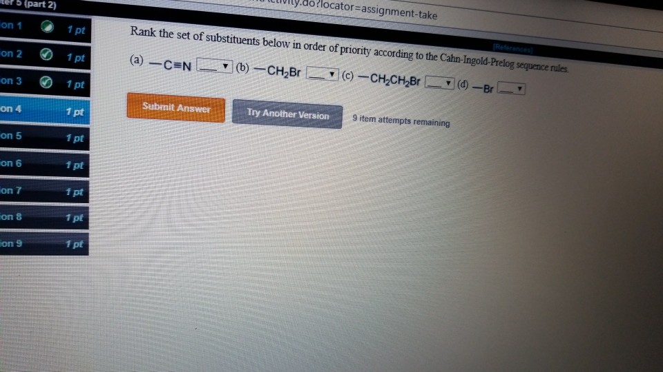 Solved llvity.do?locator assignment-take er5 (part 2) Rank | Chegg.com
