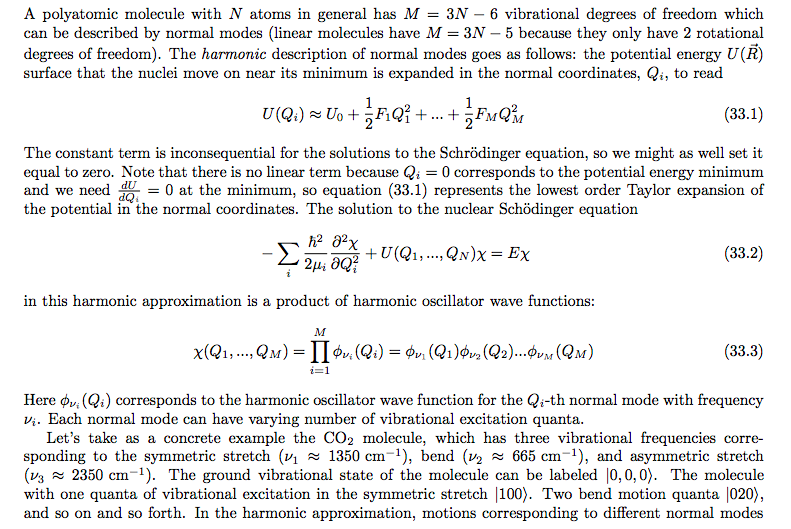 Solved A polyatomic molecule with N atoms in general has M | Chegg.com