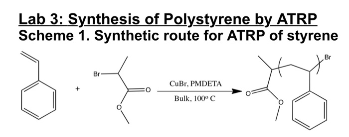 Solved write down the mechanism for ATRP of styrene, clearly | Chegg.com