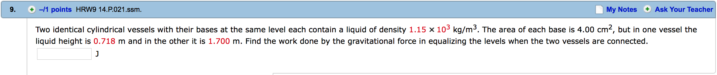 Solved Two identical cylindrical vessels with their bases at | Chegg.com