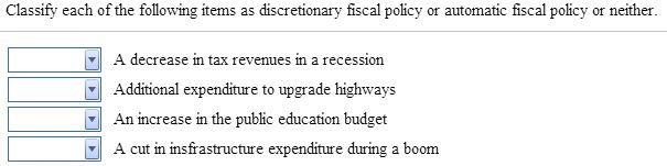 Solved Classify each of the following items as discretionary | Chegg.com
