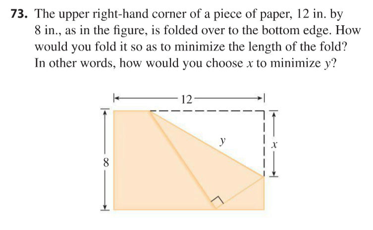 Solved The upper right-hand corner of a piece of paper, 12 | Chegg.com