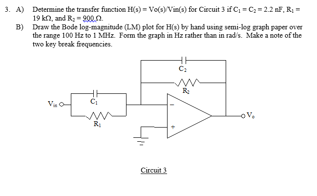 Solved Determine the transfer function H(s) = Vo(s)/Vin(s) | Chegg.com