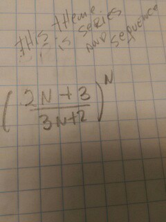 Solved (2N + 3/3N + 2)^N | Chegg.com