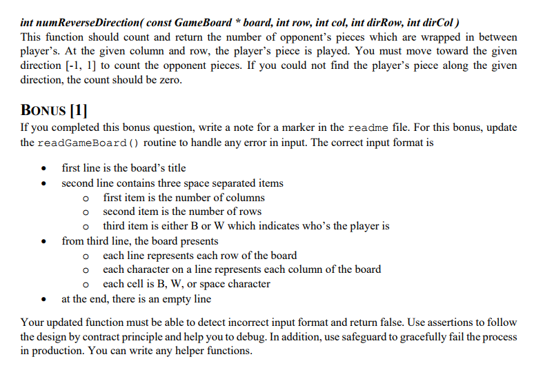 Solved ReversI (OTHELLO) [20] Download reversi_skeleton.c | Chegg.com