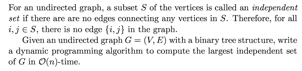 Solved For an undirected graph, a subset S of the vertices | Chegg.com