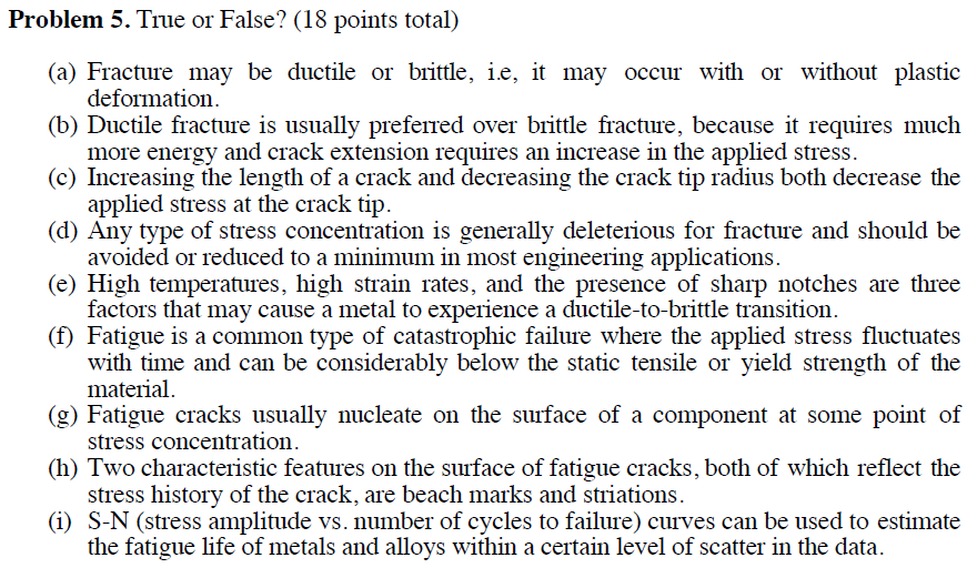 Fracture may be ductile or brittle, i.e, it may occur | Chegg.com