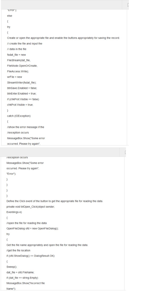Solved Would you please look over my code and let meknow | Chegg.com