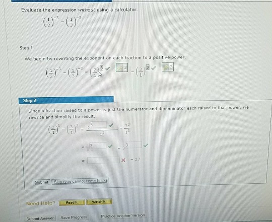 Solved Evaluate the expression without using a calculator. | Chegg.com
