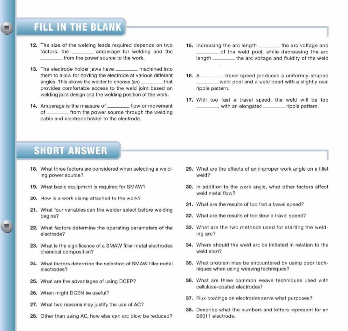 Solved FILL IN THE BLANK 15. Increasing the arc length 12. | Chegg.com