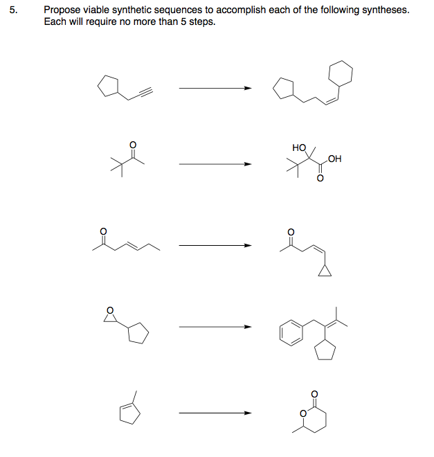 Solved Propose viable synthetic sequences to accomplish each | Chegg.com Solved Propose viable synthetic sequences to accomplish each | Chegg.com