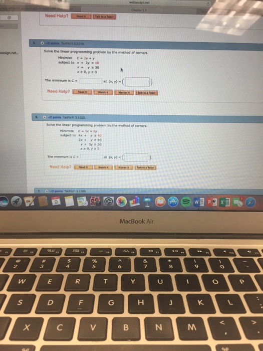 Solved Solve the linear programming problem by the method of | Chegg.com