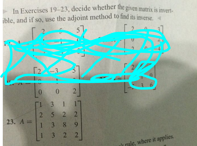 Solved In Exercise 23, decide whether the given matrix is | Chegg.com