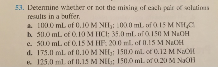 Solved Determine whether or not the mixing of each pair of | Chegg.com