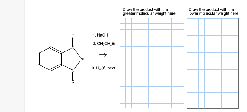 Solved Draw the product with the greater molecular weight | Chegg.com Solved Draw the product with the greater molecular weight | Chegg.com