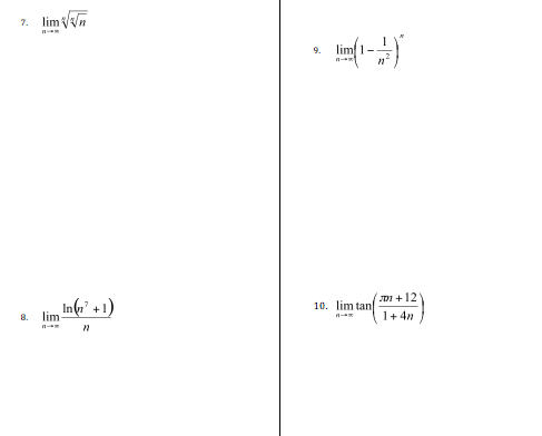 Solved lim n rightarrow infinity 3n sin(2n)/ 7n2 +1 lim n | Chegg.com