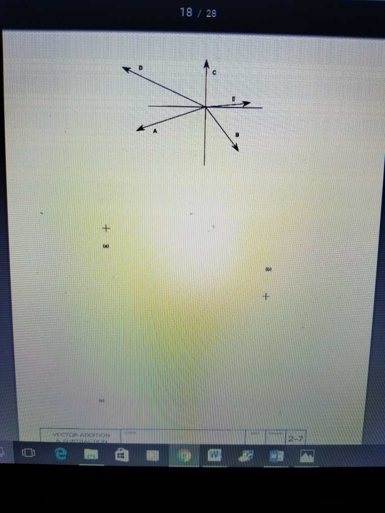 Solved Vector Addition and Subtraction Problem Sheet 2-3 , | Chegg.com